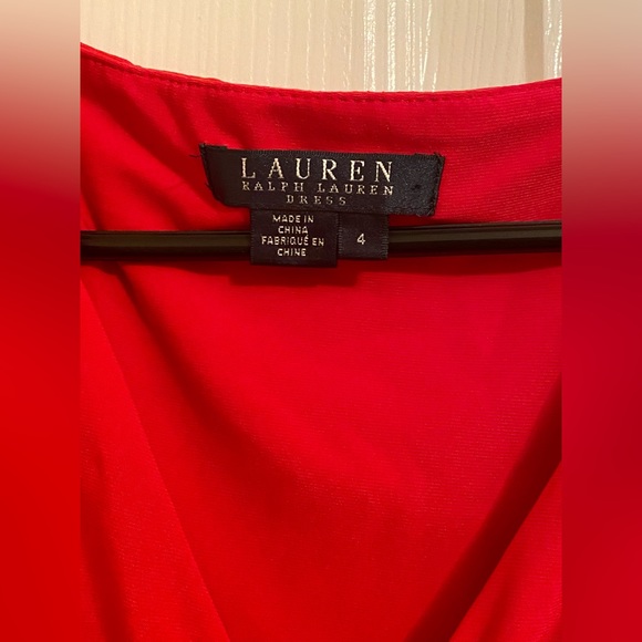 Lauren Ralph Lauren | Dresses | Lauren Ralph Lauren Dress Size 4 Red ...